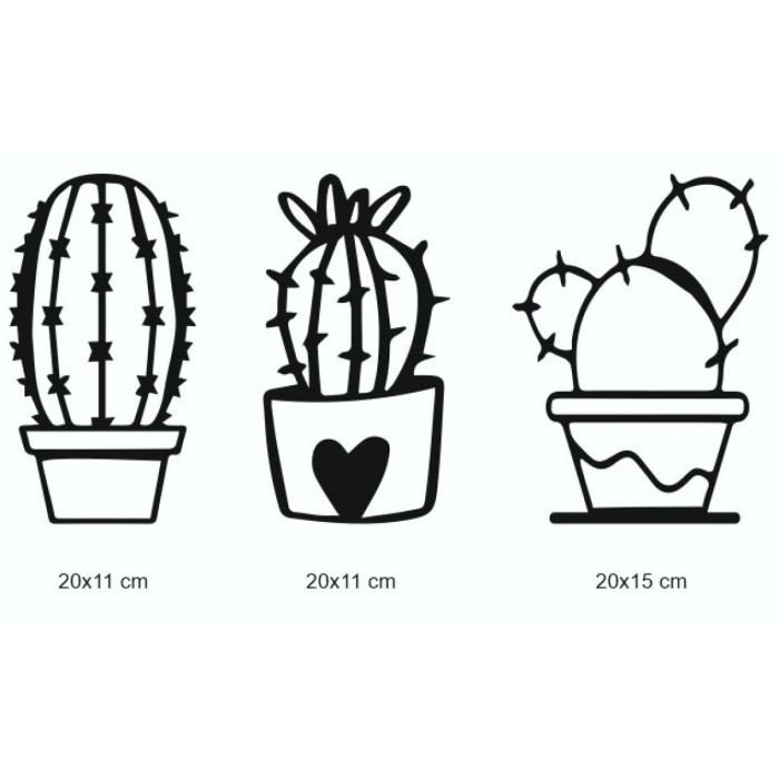 Ahşap Duvar Süsü Kaktüs - KidsPartim | Parti Malzemeleri ve Doğum Günü ...