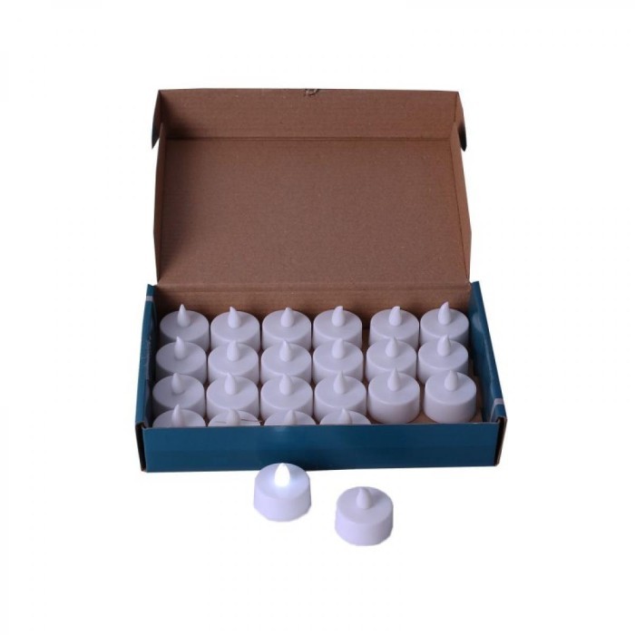 Led Mum Sarı Işık Led Tealight 24 Adet KidsPartim | Parti Malzemeleri ...