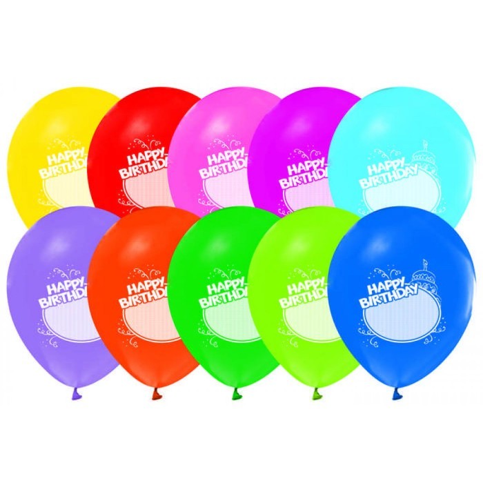 Kisişelleştirilebilir Happy Birthday Balon - KidsPartim | Parti ...