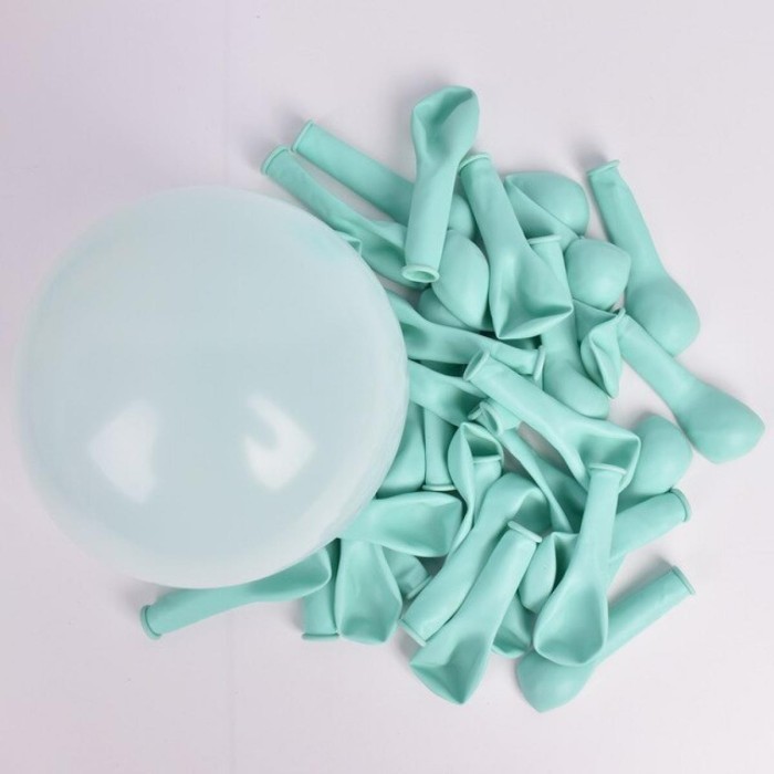 100 lü Balon Mini Makaron Yeşil 6 inç Parti Malzemeleri ve Doğum Günü ...