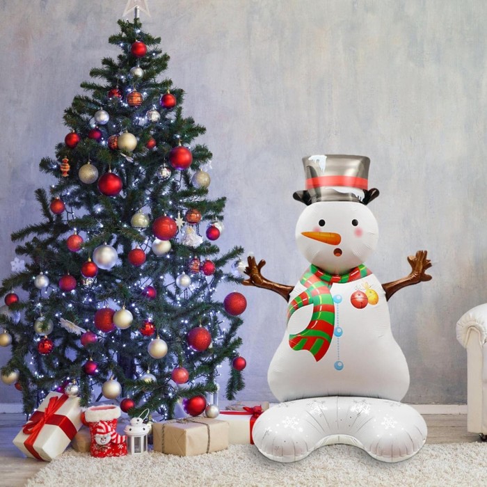 Ayaklı Kardan Adam Folyo Balon 112x95 cm - KidsPartim | Parti Malzemeleri ve Doğum Günü Süsleri ...