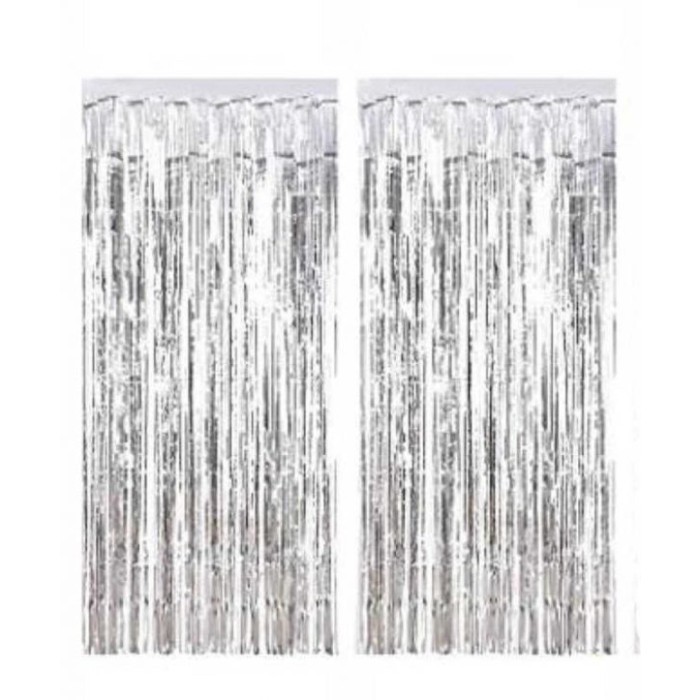 Metalize Gümüş Arka Fon Süsü - KidsPartim | Parti Malzemeleri ve Doğum ...