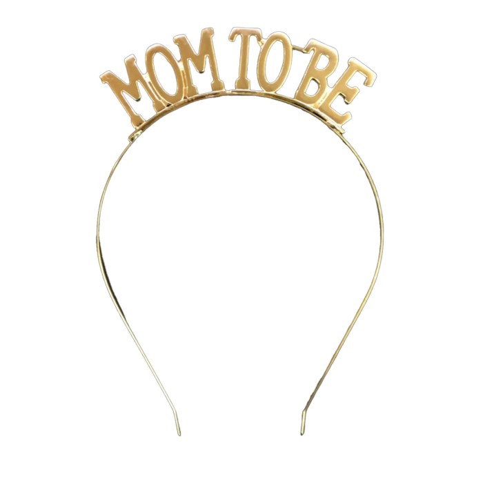 Mom To Be Metal Taç Gold - KidsPartim | Parti Malzemeleri ve Doğum Günü ...