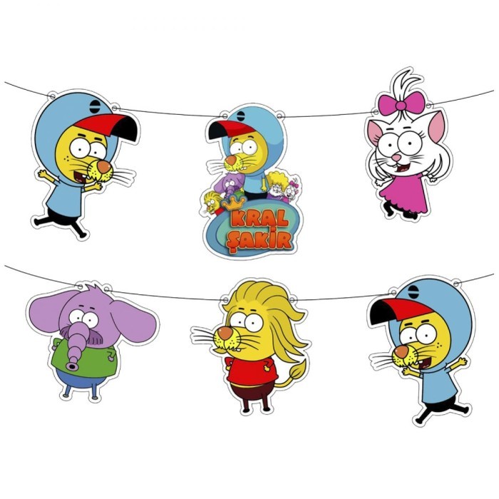 Kral Şakir Özel Kesim Afiş Süs - KidsPartim | Parti Malzemeleri ve ...